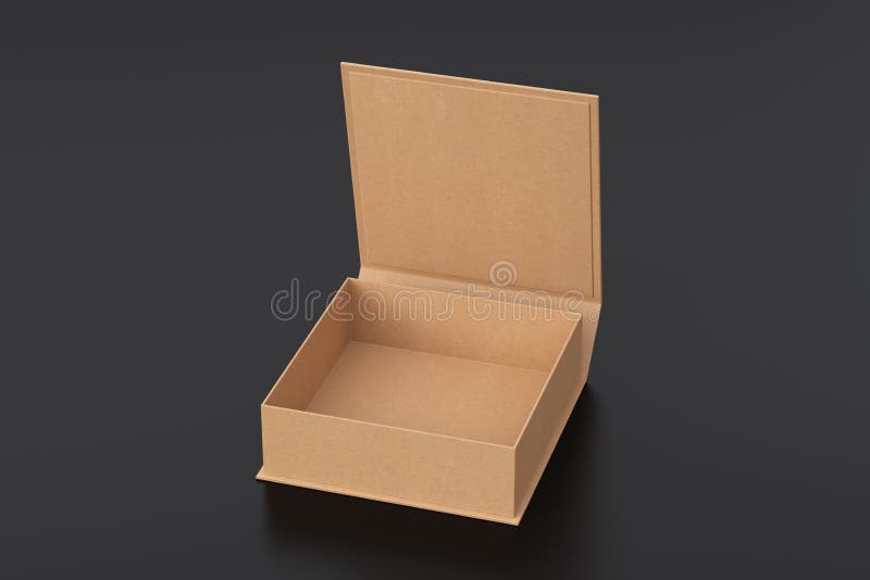 Cadeaudoos Voor Lege Kartonnen Doos Met Geopende Scharnierende Flap Op ... Cadeaudoos Voor Lege Kartonnen Doos Met Geopende Scharnierende Flap Op ...