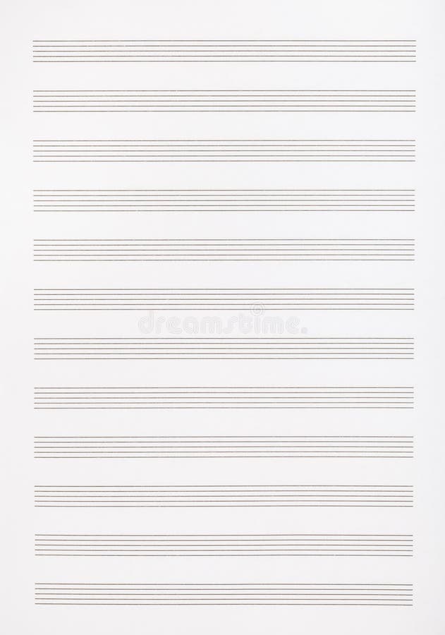 Lege Pagina Van Het Muziekboek Stock Foto - Image of pagina, ontruim ...