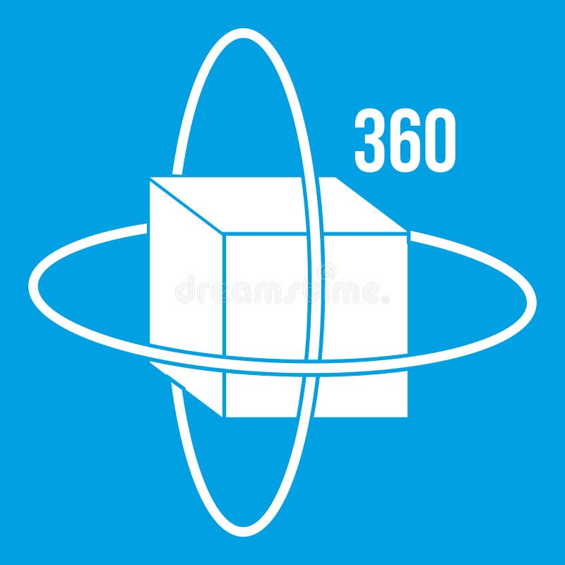 Blanco Virtual Del Icono Del Cubo Ilustración del Vector - Ilustración ...