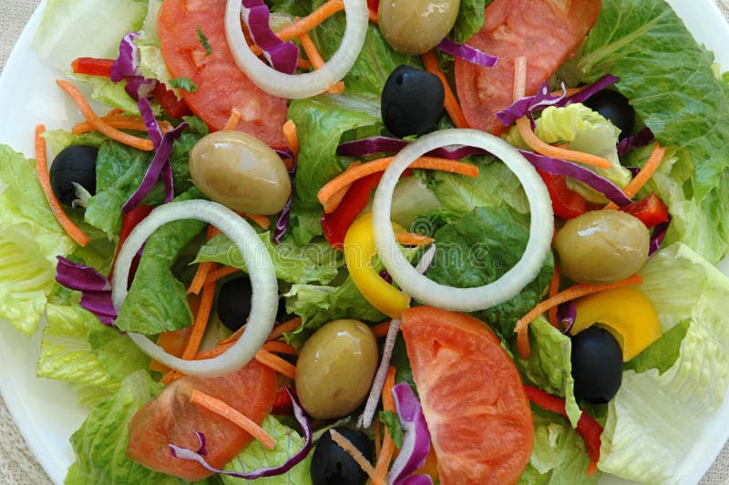 Blandad Sallad arkivfoto. Bild av stänga, morot, kock - 1388532