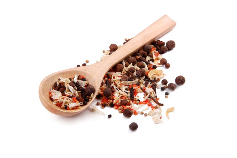 Blandning Av Olika Typer Av Kryddor Fotografering för Bildbyråer - Bild ...