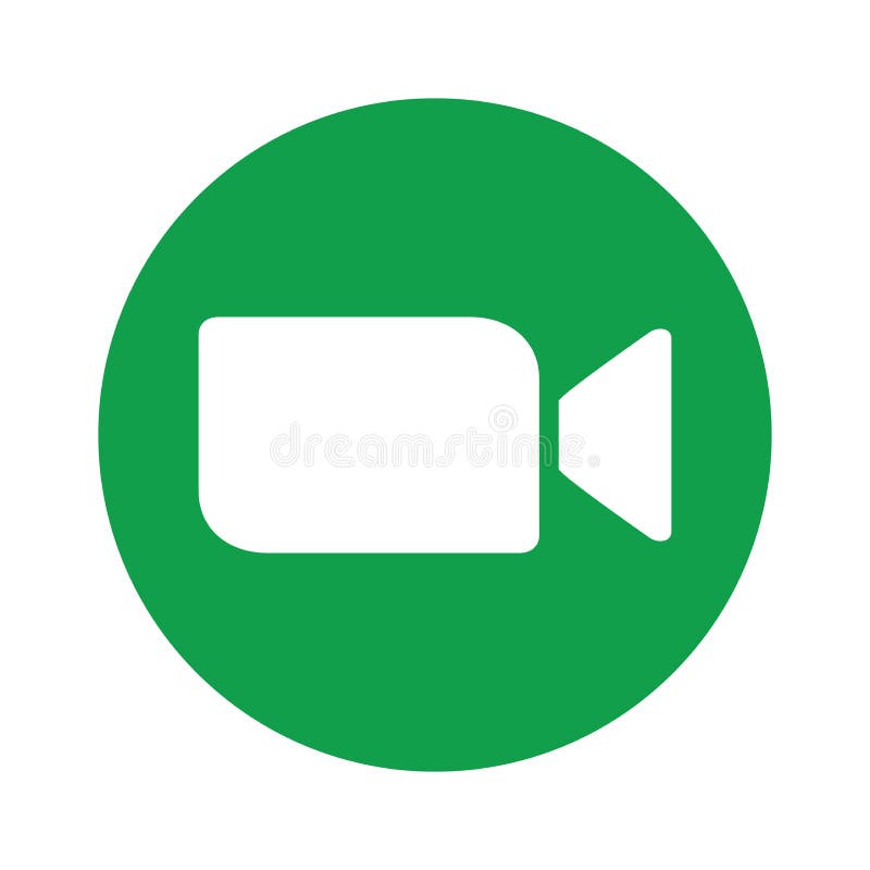 Video Calling Icon, Video Closing Sign Stock Vector - Illustration of ...