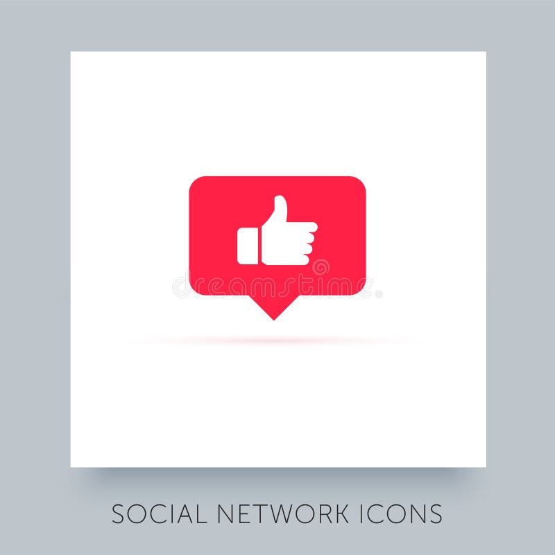 Vector Tooltip Speech Bubble Like, Unlike, Follower, Comment ...