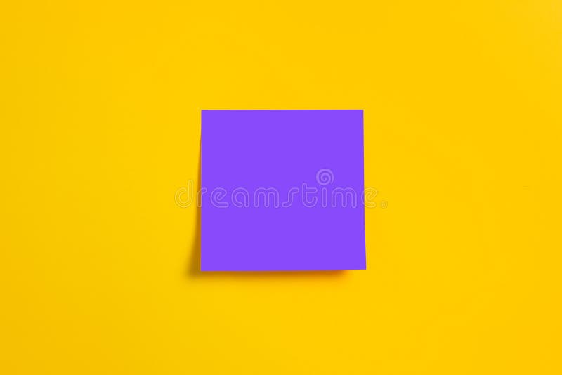 Blank Adhesive Sticky Note Memory Notepad Stock Photo - Image of ...