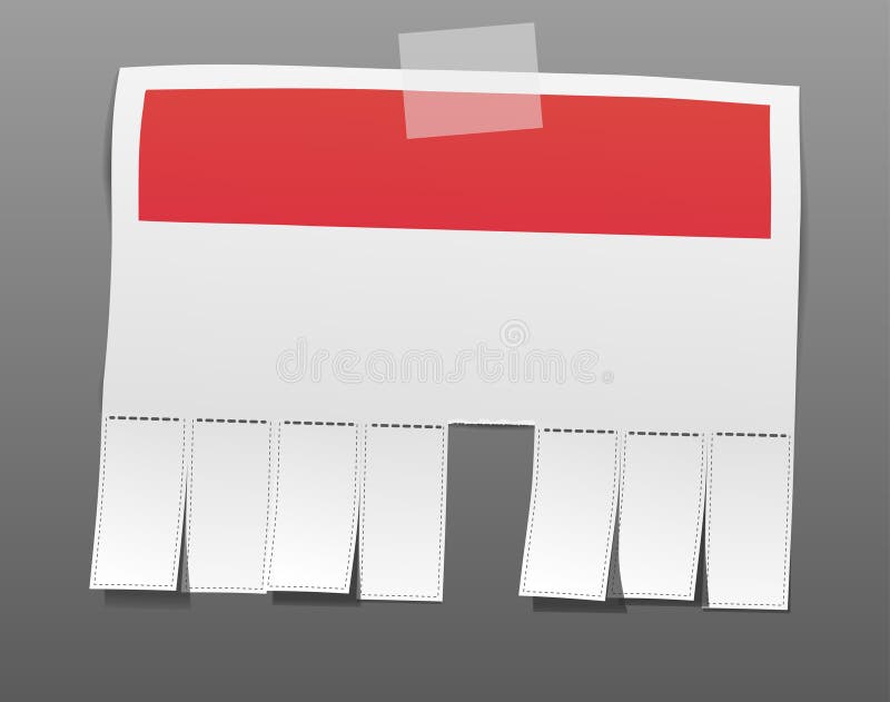 Blank advertisement stock vector. Illustration of blank - 17252278