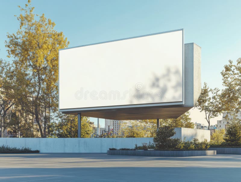 Blank Advertisement Billboard Signage Space for Marketing Outdoors ...