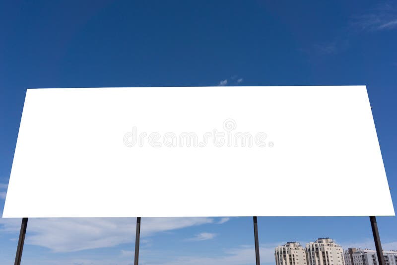 Blank Advertisement Board stock image. Image of placard - 53426107