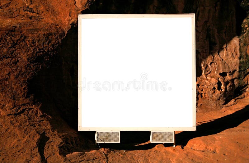 Blank advertisement sign stock photo. Image of empty, large - 7553806