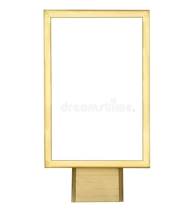Blank Advertising Board on City Building. Mockup for Design Stock Image ...