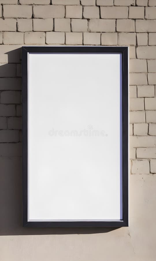 Blank Advertising Space in Modern Street Setting, Canvas for Creativity ...