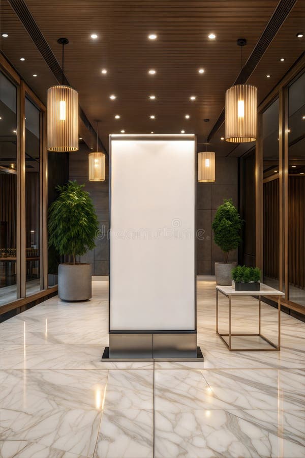 Advertising Stand Banners Mockup with Clipping Path, Mock Up of a ...