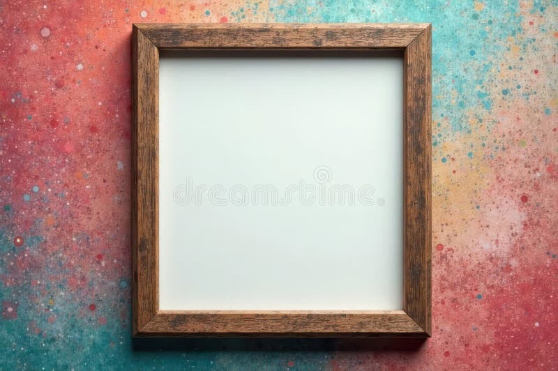 Blank, Aged Instant Camera Frame, Ready for Image , Worn, Cream ...
