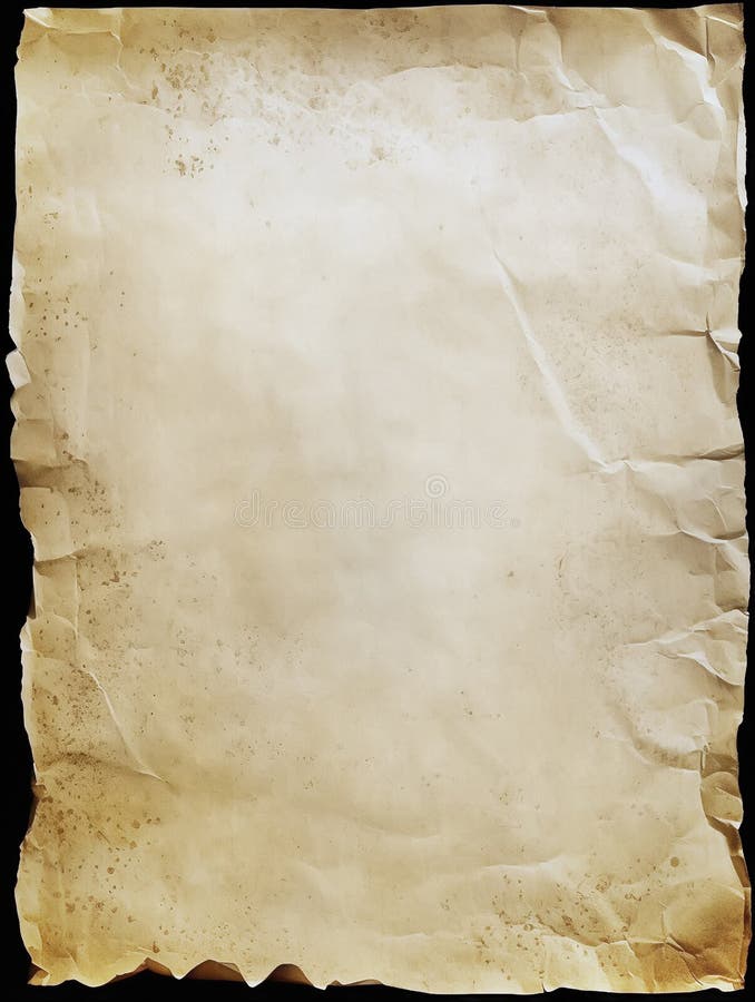 Blank aged paper sheet stock image. Image of abstract - 277614647