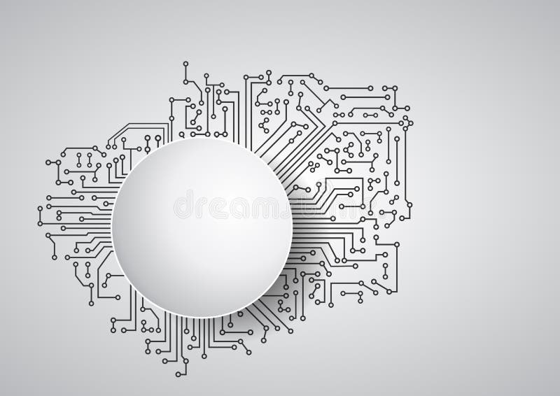 Blank circuit stock vector. Illustration of connect, abstract - 54649064