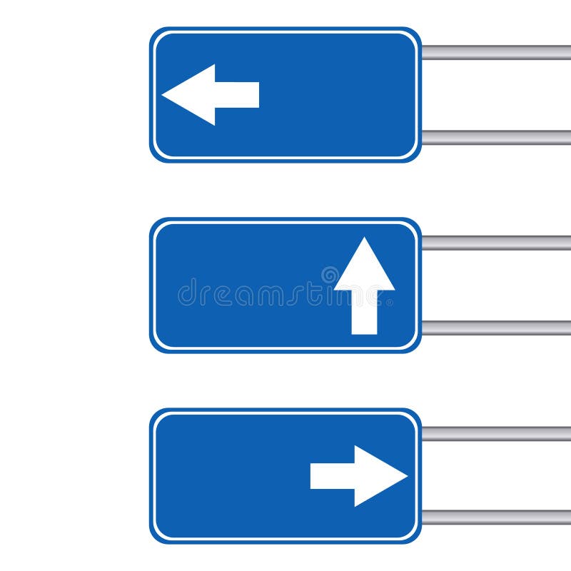Left Right Straight Arrow Sign Stock Illustrations – 2,785 Left Right ...