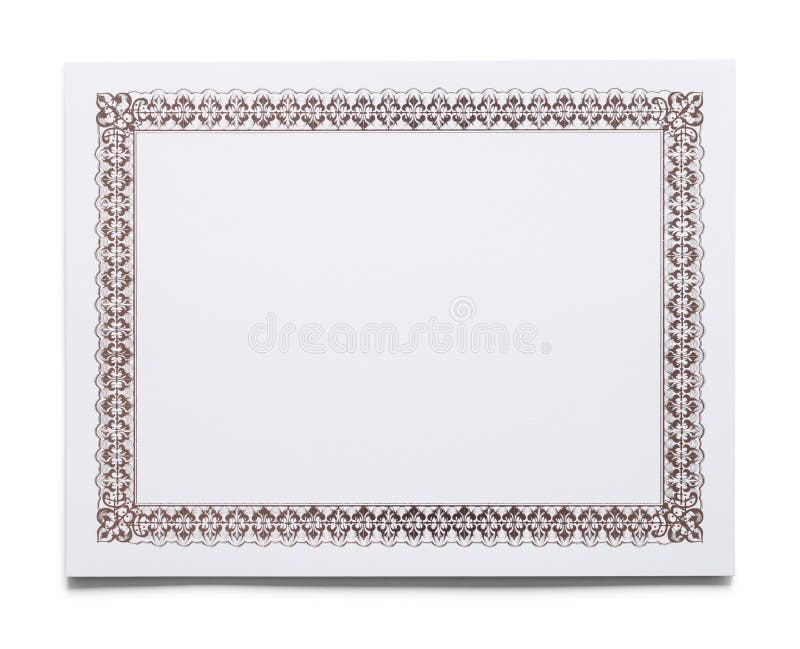 Blank Award Paper stock illustration. Illustration of boarder - 247563918