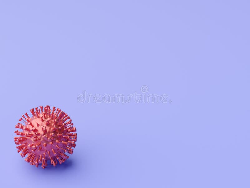Blank Background with Virus Coronavirus Covid 19. Medicine Concept ...