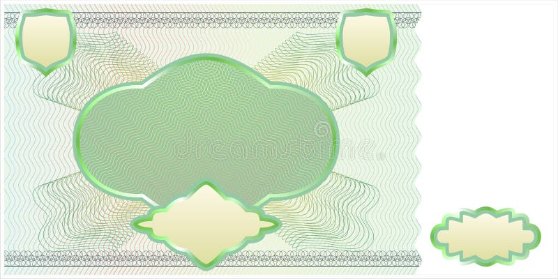 Blank banknote layout stock vector. Illustration of dollar - 79071875