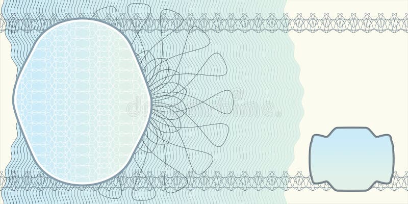 Blank banknote layout stock vector. Illustration of falsify - 79072192