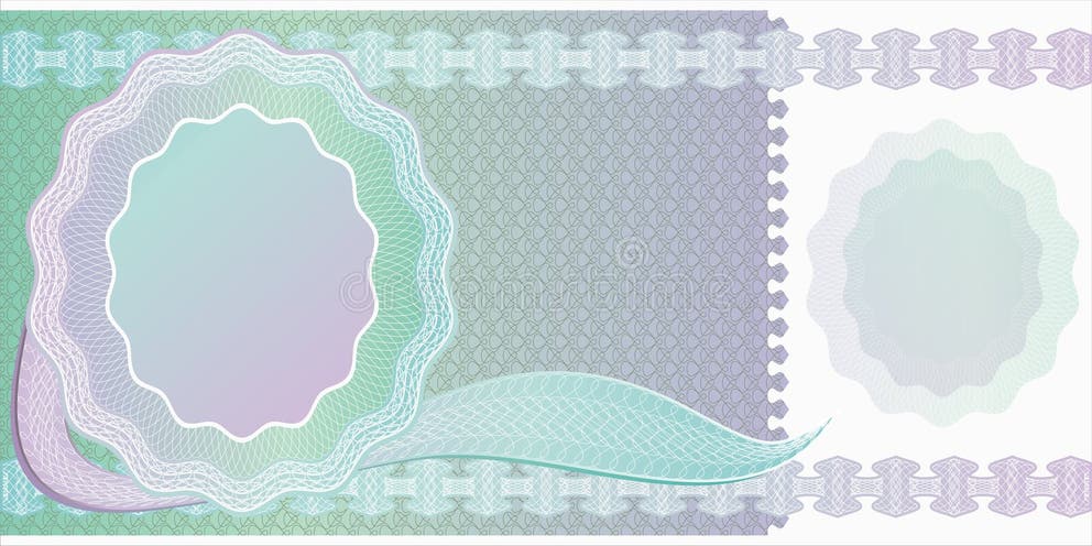 Blank banknote layout stock vector. Illustration of background - 82410932