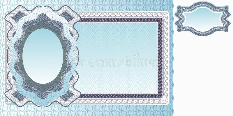 Blank banknote layout stock vector. Illustration of falsity - 82411034