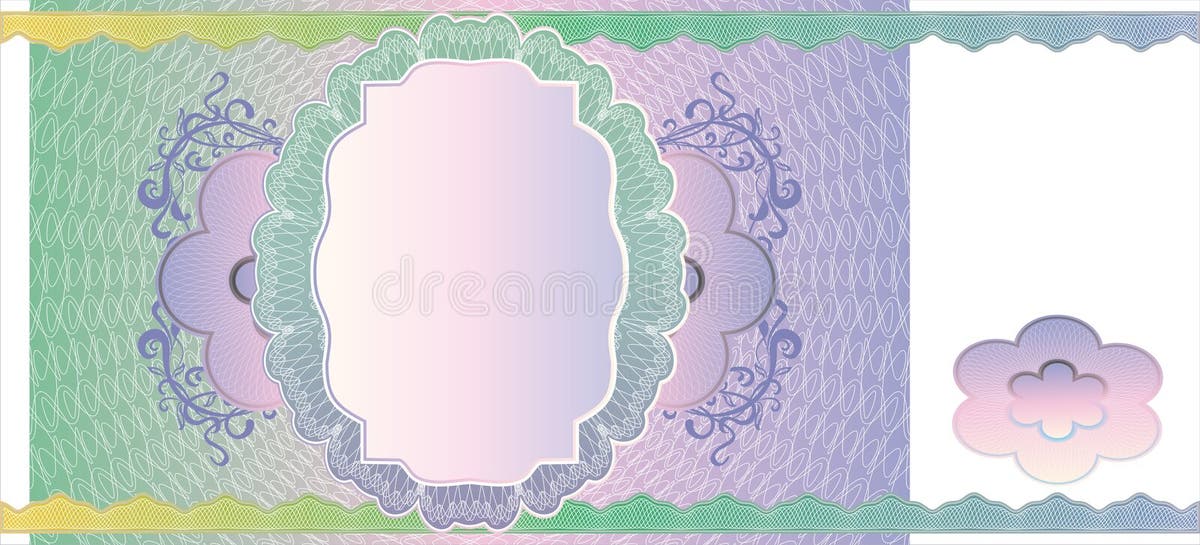 Blank Banknote Layout Stock Illustrations – 1,077 Blank Banknote Layout ...