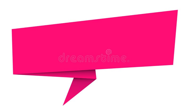 Blank Banner. Blank Speech Bubble, Label, Sticker, Sign Template Stock ...