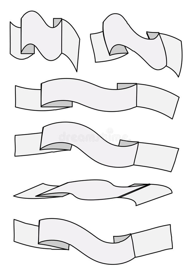 Blank Banners stock vector. Illustration of blank, sign - 5297376