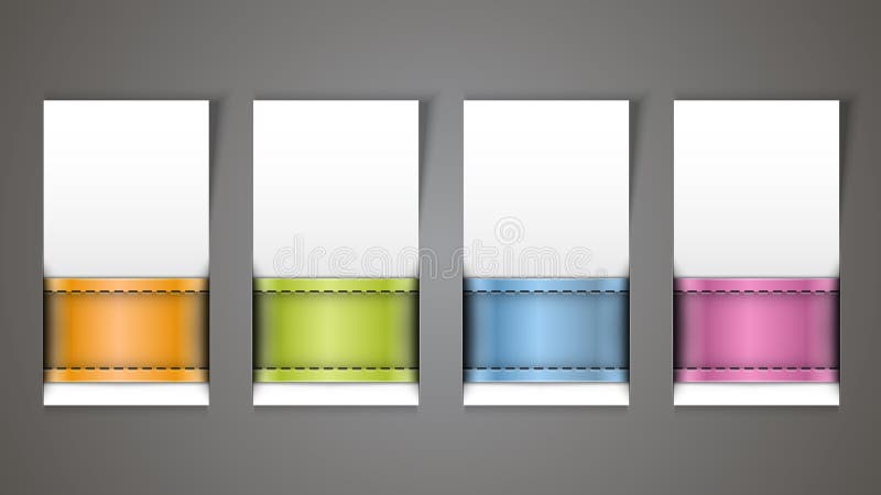 Blank banners stock vector. Illustration of advertising - 29943054