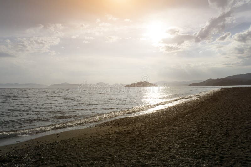 Blank Beach stock image. Image of scenic, travel, shore - 73861193