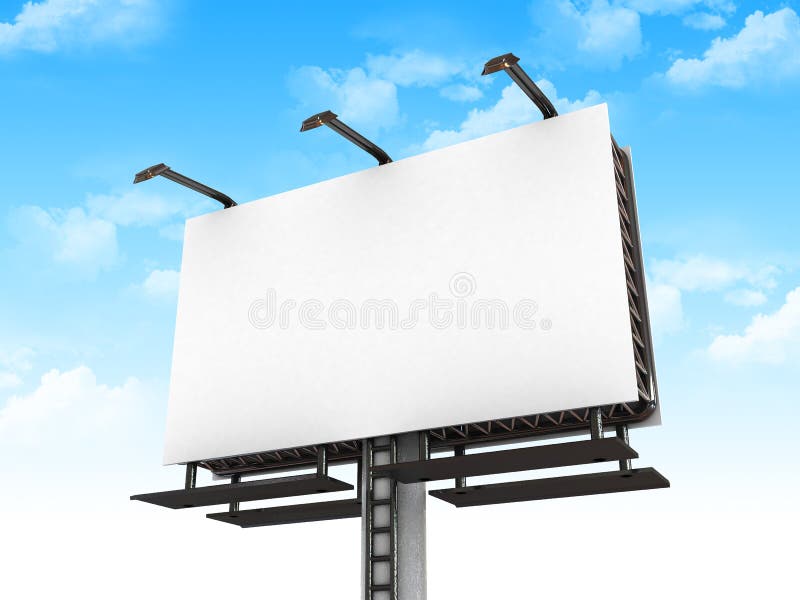 Billboard stock vector. Illustration of cartoon, communication - 18889142