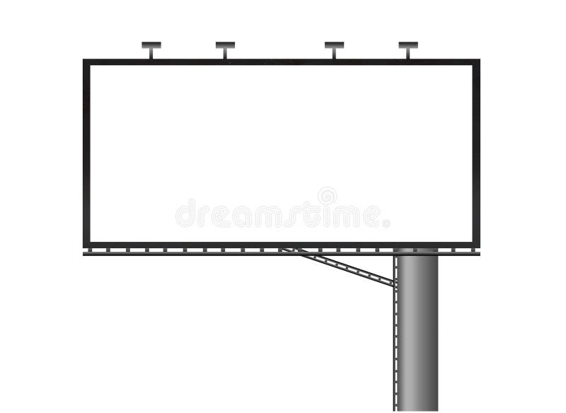 Billboard stock vector. Illustration of cartoon, communication - 18889142