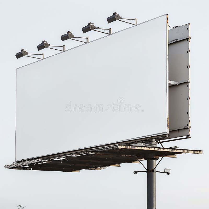 Blank Billboard for Advertising Stock Photo - Image of customizable ...