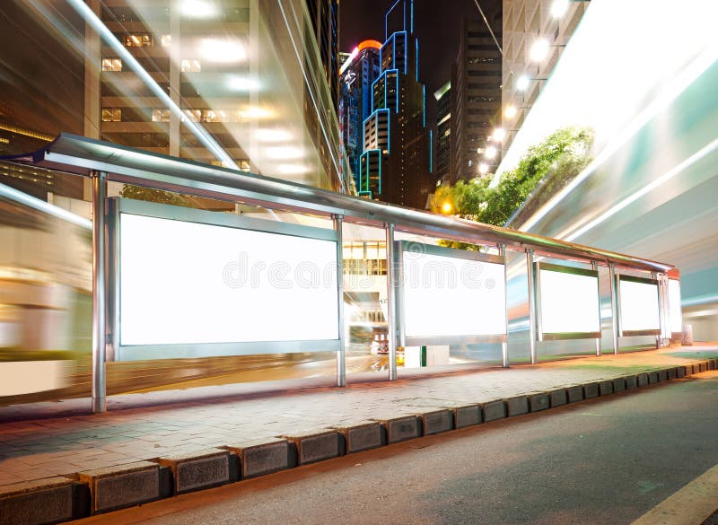 Blank billboard stock photo. Image of advertising, people - 287007870