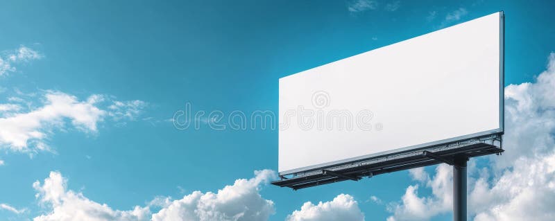 Blank Billboard Mockup Sky, Clouds, Advertising, Outdoor Advertising ...