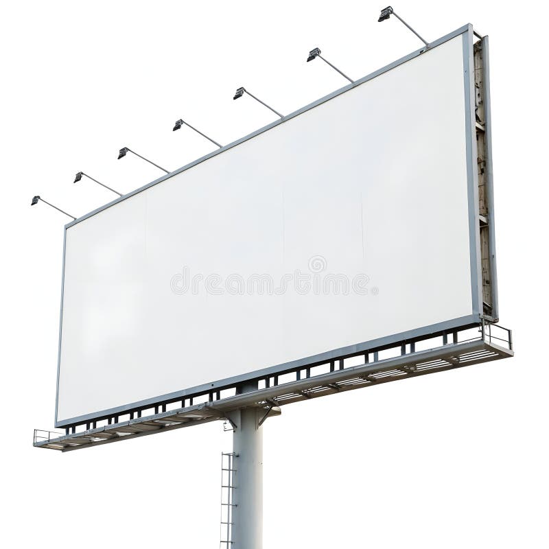 Blank Billboard for Outdoor Advertising I Stock Illustration ...