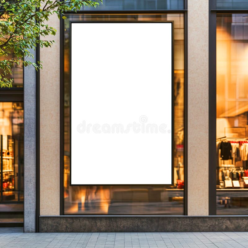 Blank Billboard Perfect for Your Next Retail Campaign Stock ...