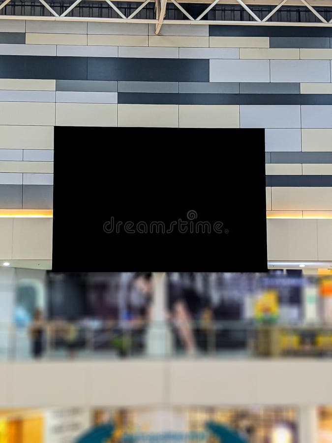 Blank Billboard Screen for Advertising Copy Space Stock Photo - Image ...
