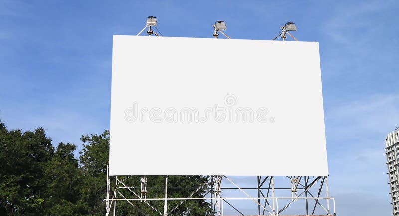 Blank Billboard Template stock photo. Image of information - 80371068