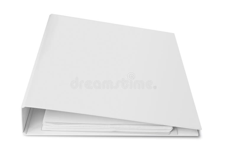 Blank binder for documents stock image. Image of information - 27451319