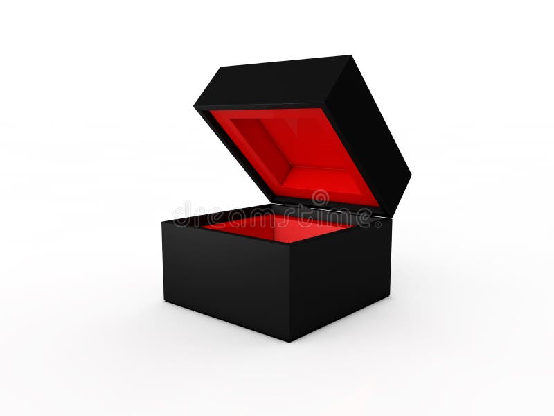 Blank black boxes stock illustration. Illustration of packet - 43119540