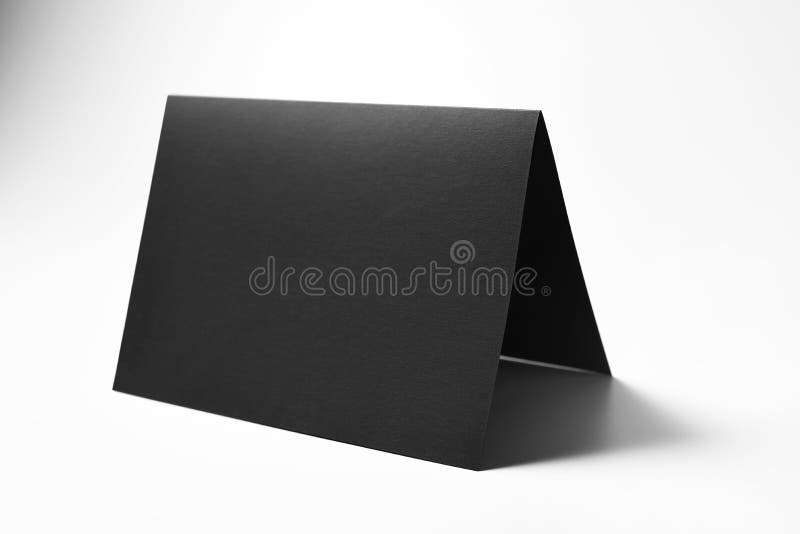 Blank black card stock photo. Image of blank, stationery - 92024928