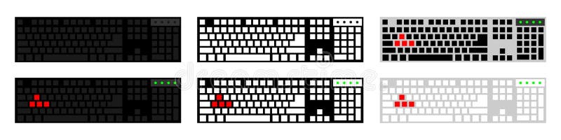 Keyboard Layout Stock Illustrations – 4,553 Keyboard Layout Stock ...