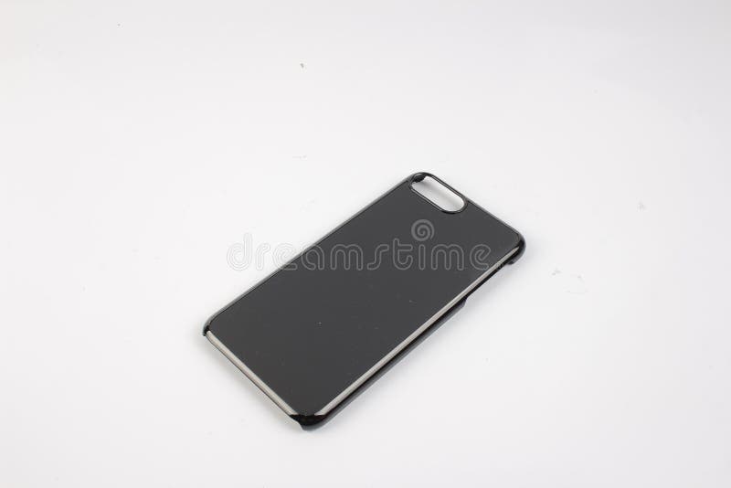 Blank Black Phone Case Mock Up Stock Photo - Image of smartphone ...