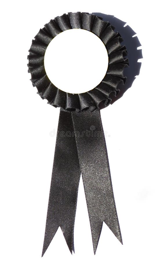 Blank Black Ribbon stock image. Image of reward, ribbon - 26779969