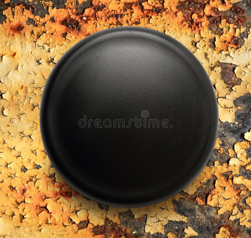 Blank black round badge stock image. Image of business - 55283387