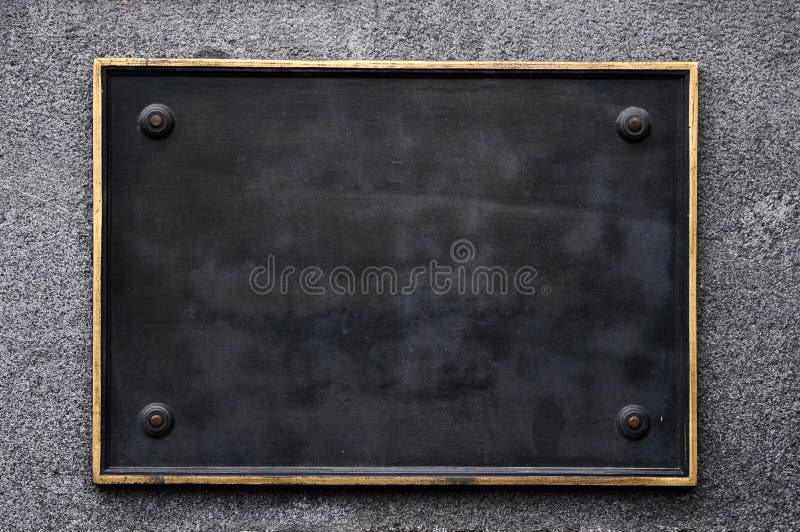 Blank black sign stock image. Image of texture, design - 11838927