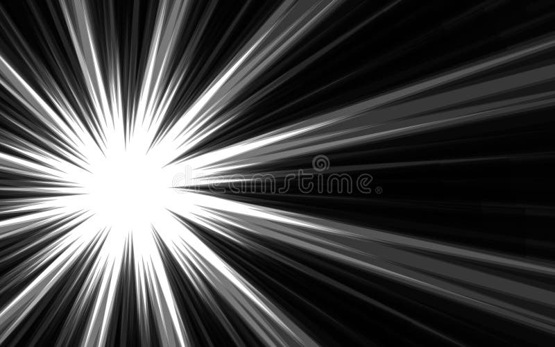 Blank Black and White Comic Abstract Background Template Stock Vector ...