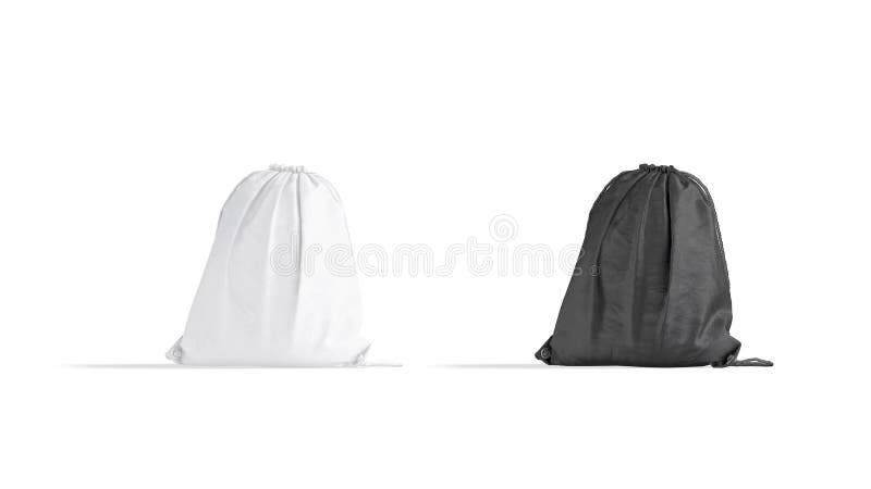Blank Black and White Drawstring Backpack Mockup, Looped Rotation, 4k ... Blank Black and White Drawstring Backpack Mockup, Looped Rotation, 4k ...