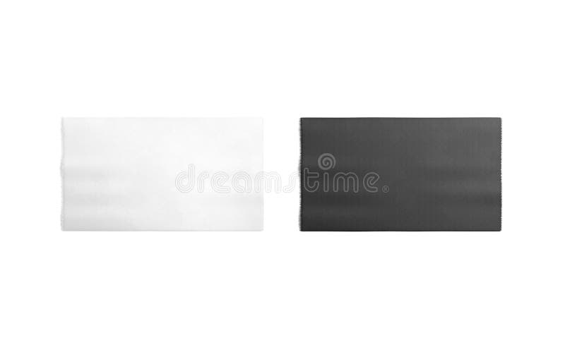 Blank Black and White Rectangle Interior Carpet Mockup, Top View Stock ...